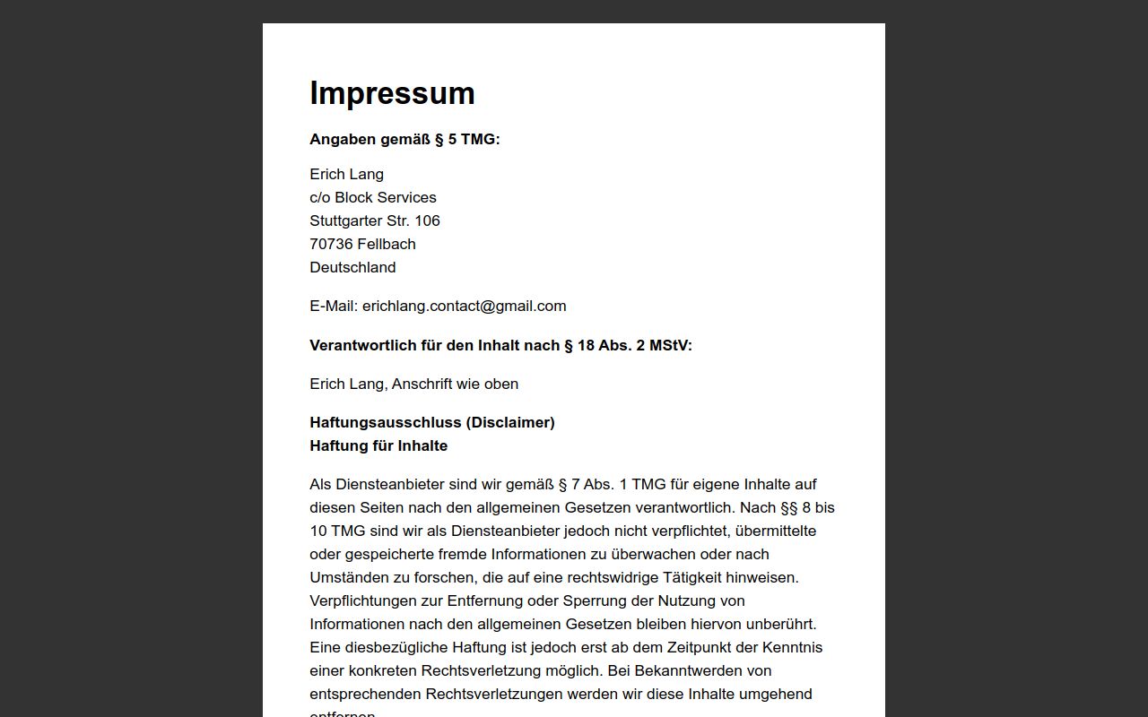 Impressum
